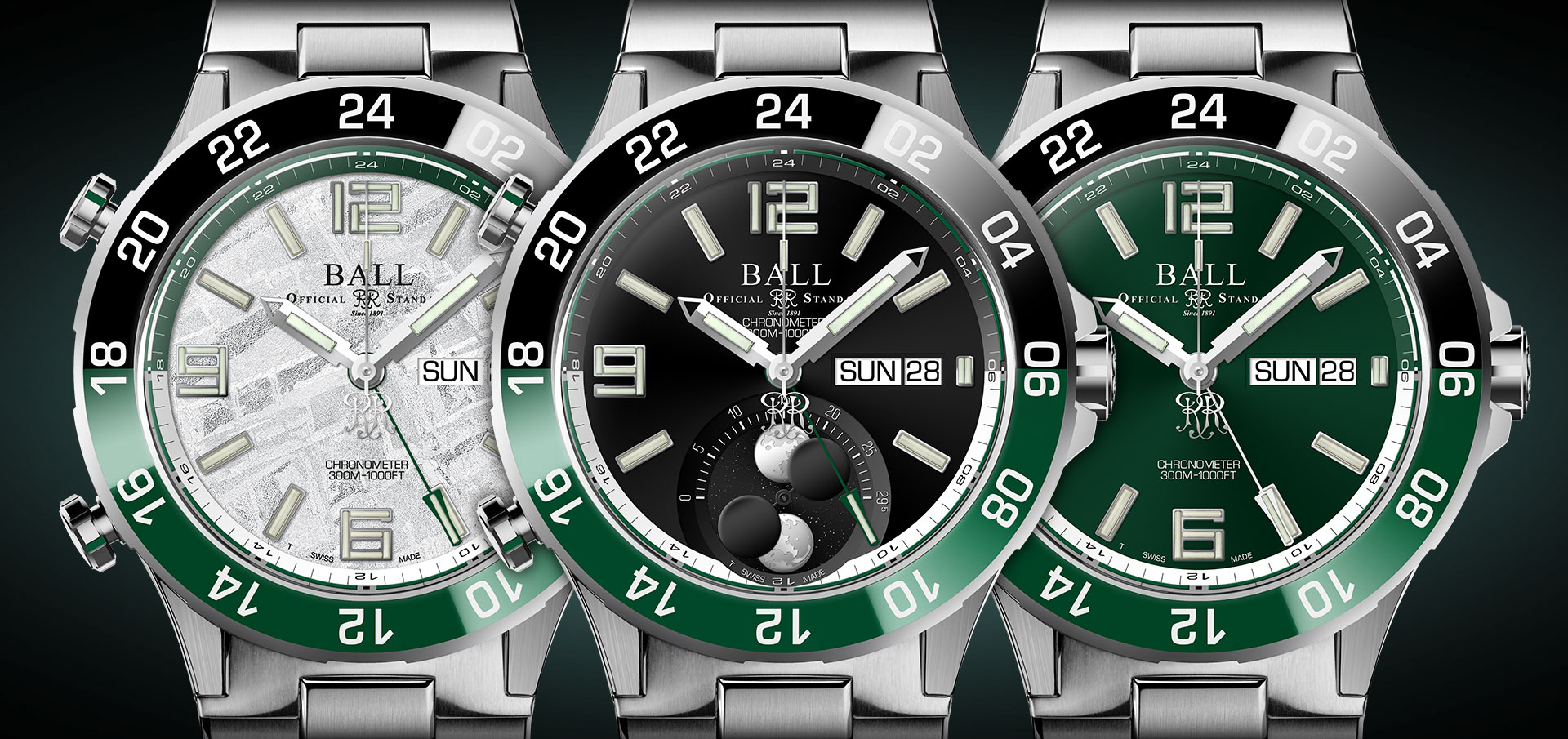 Roadmaster Titanium Marine GMT Moon Phase Meteorite (42mm) pre-order ...